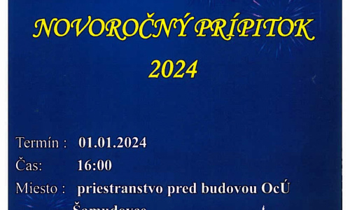 Novoročný prípitok 2024 | Šamudovce